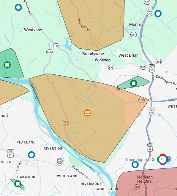 Over 4,000 without power in Central Virginia, according to Appalachian ...