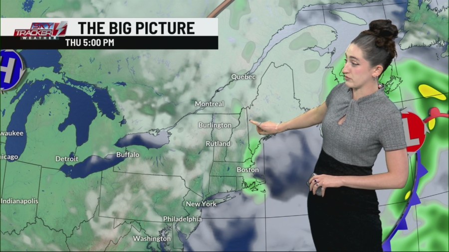 Cooler to round out the work week – several shower chances