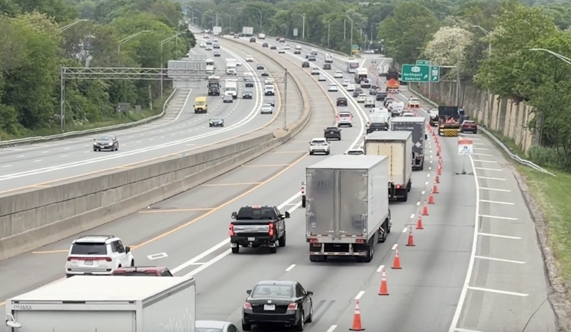 Missing speed limit sign at LIE work zone camera leaves drivers confused
