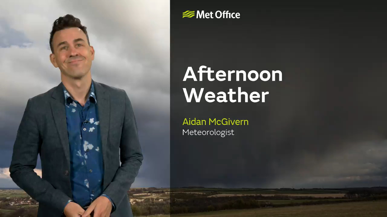 Met Office Wednesday afternoon weather forecast 13/05/2026