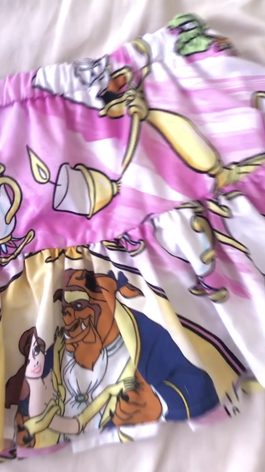 Quick tips for transforming vintage sheets into Disney fashion