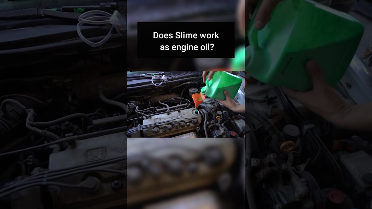 Slime as engine oil