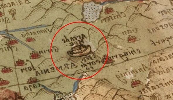 Noah's Ark 'real location' revealed by chilling detail on 440-year-old map