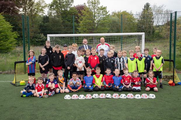 County Durham football school boosted by housebuilder’s kit donation