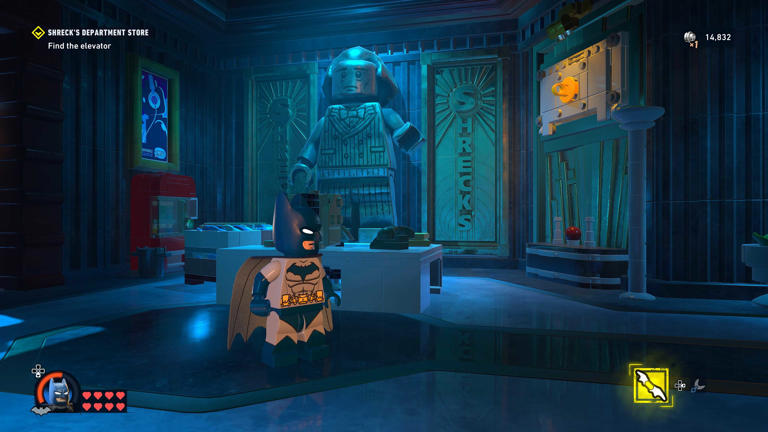 LEGO Batman: Legacy of the Dark Knight - All WayneTech caches at Shreck’s