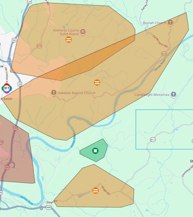 Over 4,000 without power in Central Virginia, according to Appalachian ...