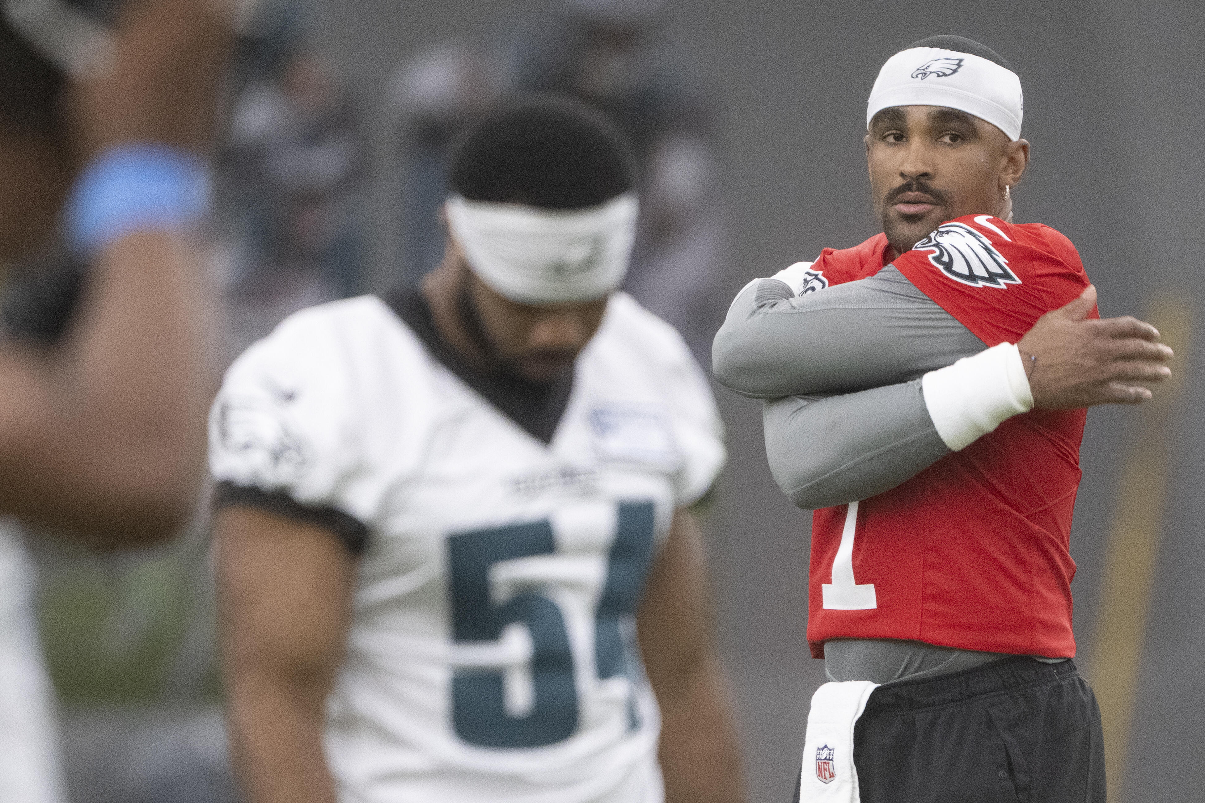 Jalen Hurts says he’s off to a good start with new offensive ...