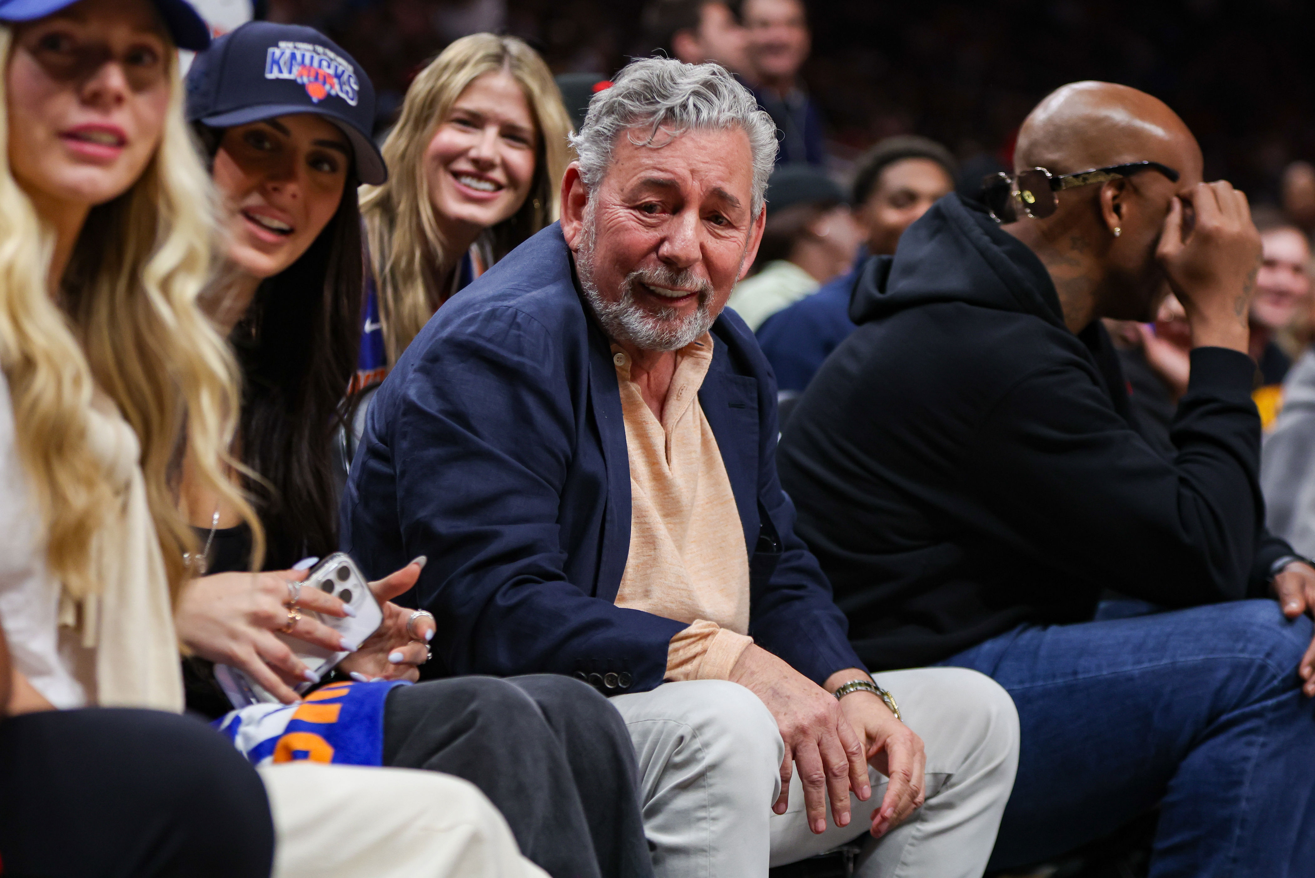 Knicks owner James Dolan and Spike Lee heal feud during Game 4