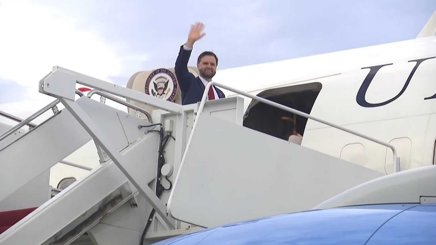 Vice President JD Vance arrives in Colorado Springs ahead of Air Force ...