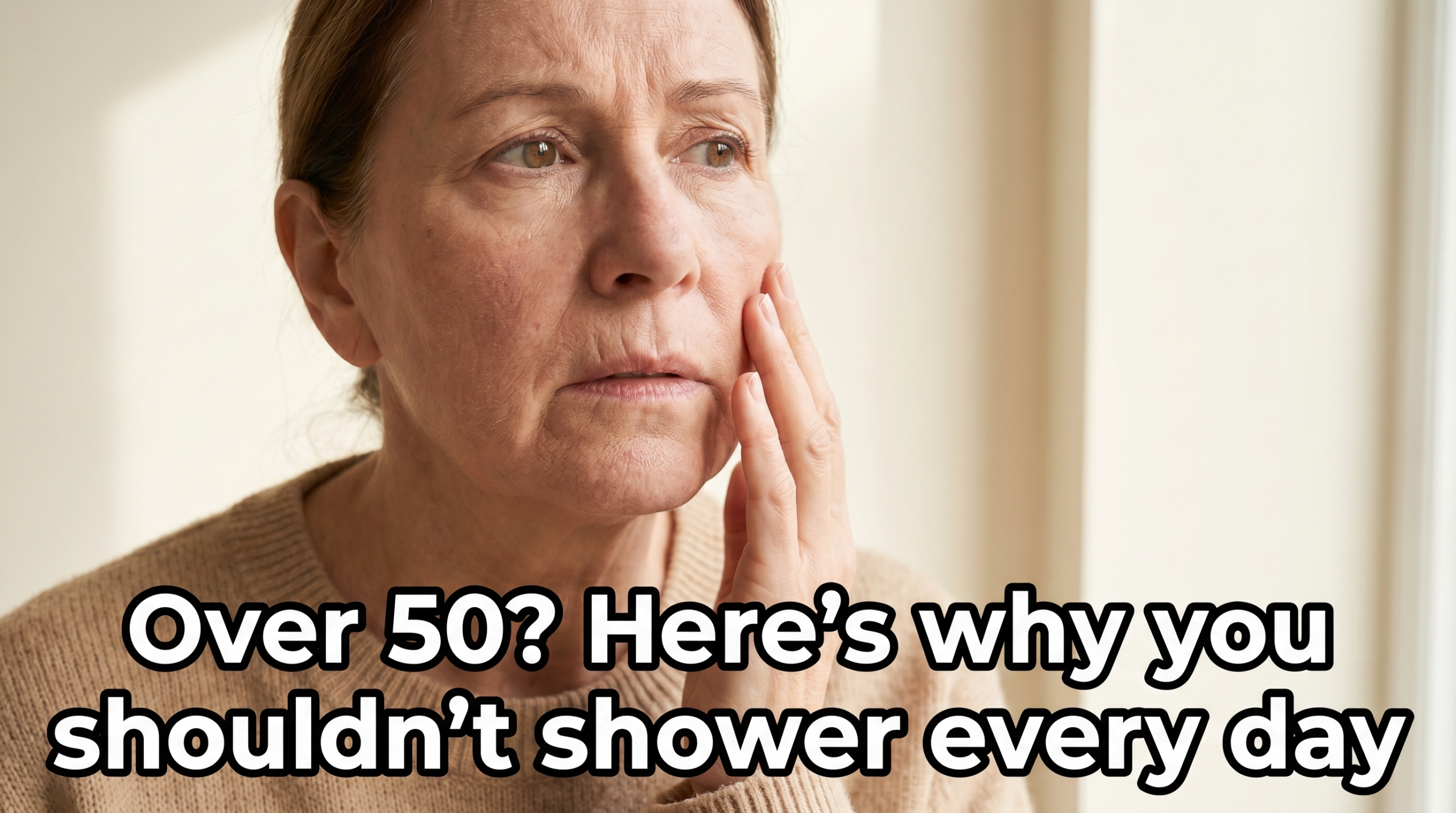 Over 50? Here’s why you shouldn’t shower every day