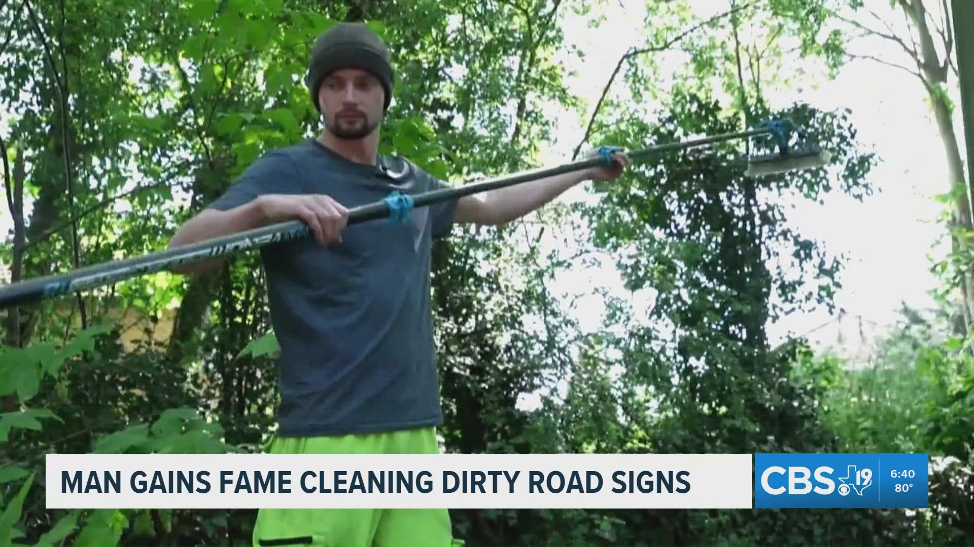 UK 'sign guy' gains millions of followers by cleaning dirty road signs
