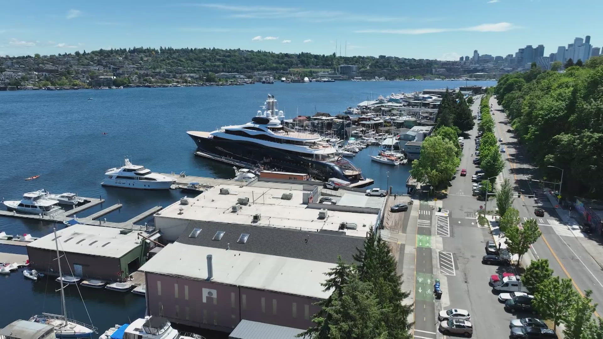 Superyacht linked to Mark Zuckerberg turning heads in South Lake Union