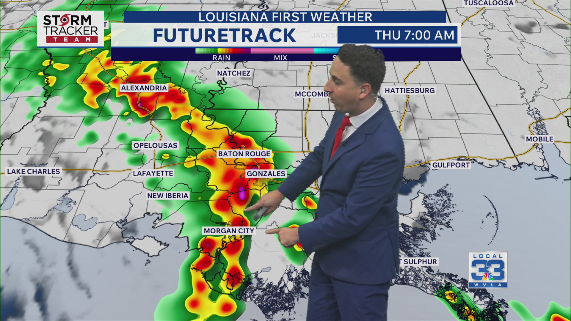 Wednesday night forecast: Rain potential Thursday morning