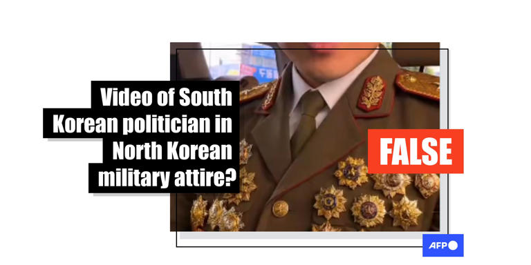 Altered clip of mayor candidate in North Korean military uniform ...