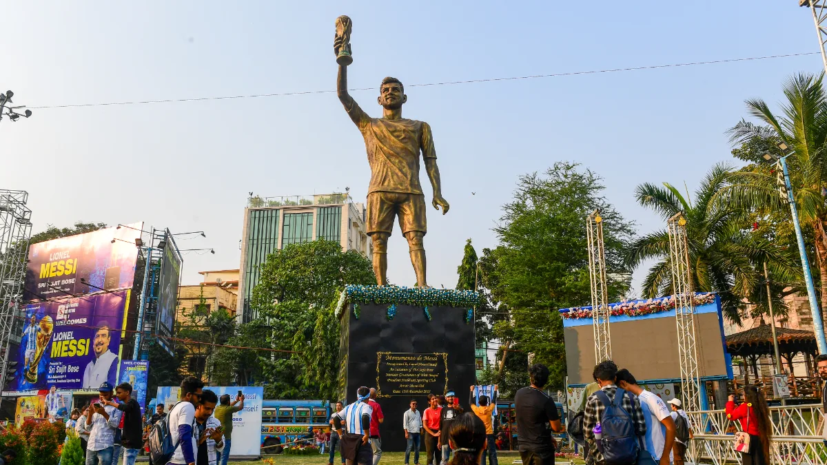 Lionel Messi 70-foot statue in Kolkata to be removed over safety concerns