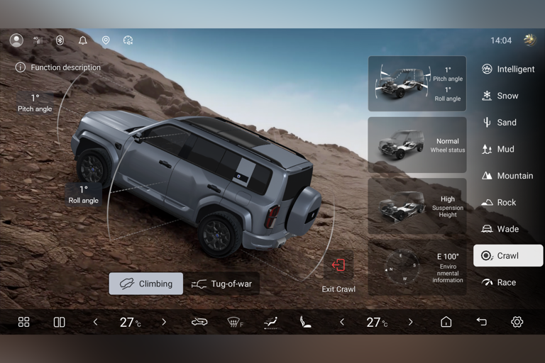 Denza over-the-air updates bring improvements to towing, off-road ability
