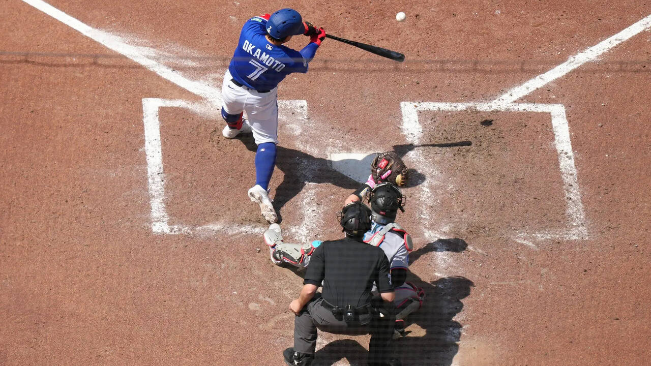 Kazuma Okamoto powers Blue Jays to 2-1 victory over Marlins with key ...