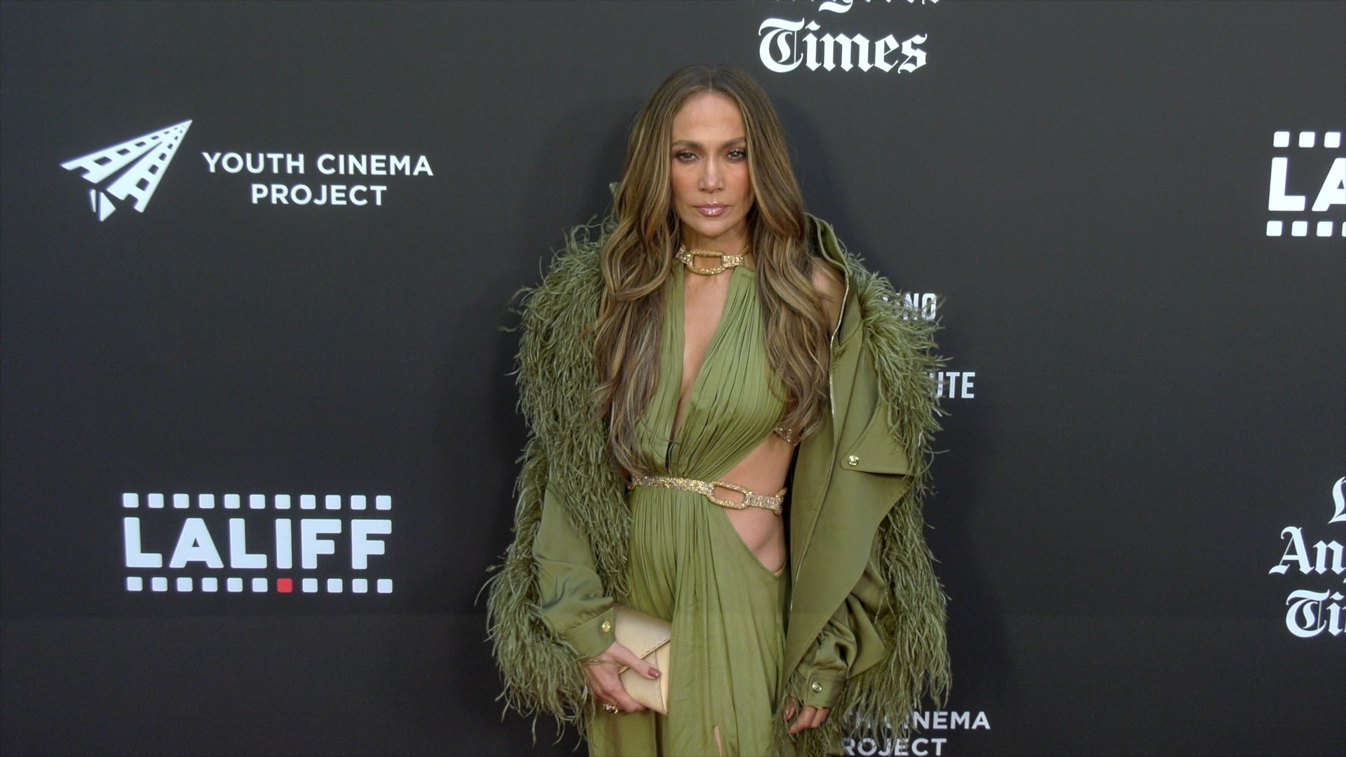 Jennifer Lopez dazzles on the red carpet at LALIFF 2026