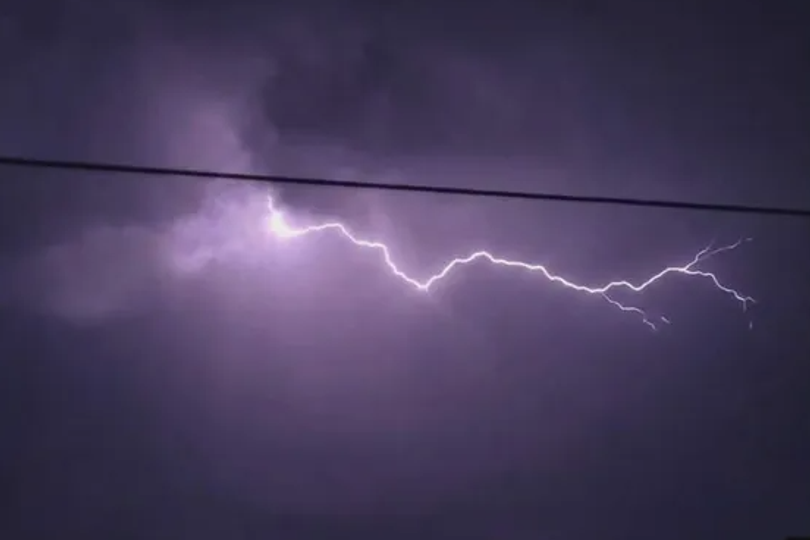 Huge lightning storm over West Midlands after days of hot weather