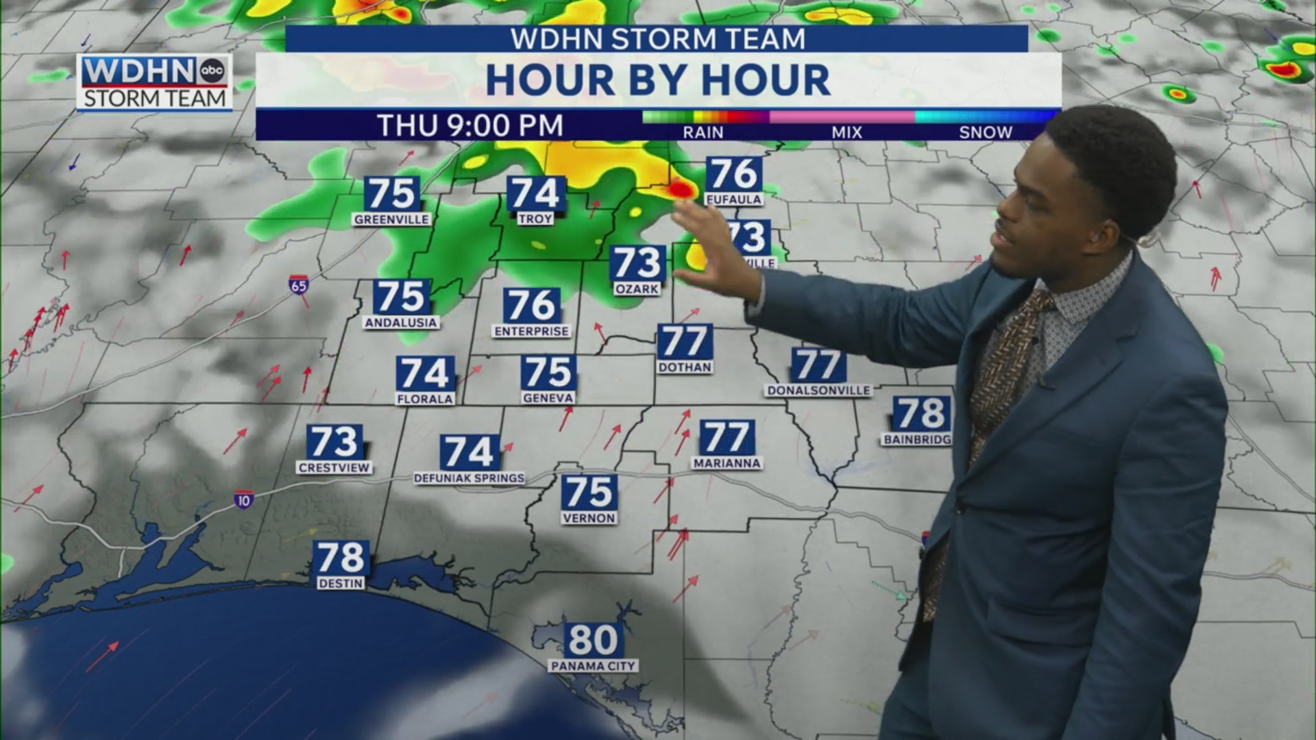 Rinse and repeat pattern for our Thursday and Friday!