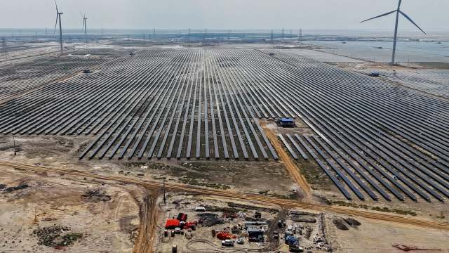 A sea of 60 million solar panels is taking over India's vast salt desert