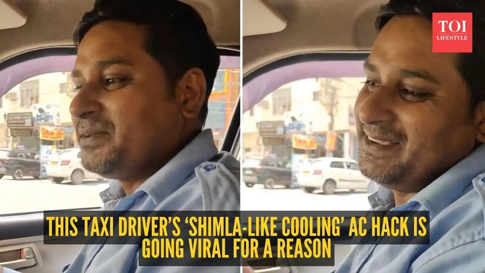 This taxi driver’s 'Shimla-like cooling' AC hack is going viral for a ...