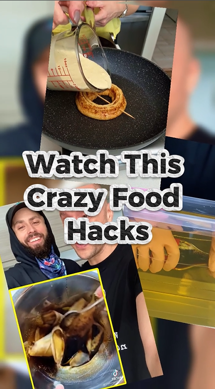 Crazy food hacks pancake trick Coke and Mentos and bacon hack viral ...