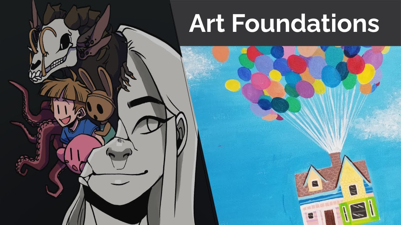 Art foundations classes at Winged Canvas