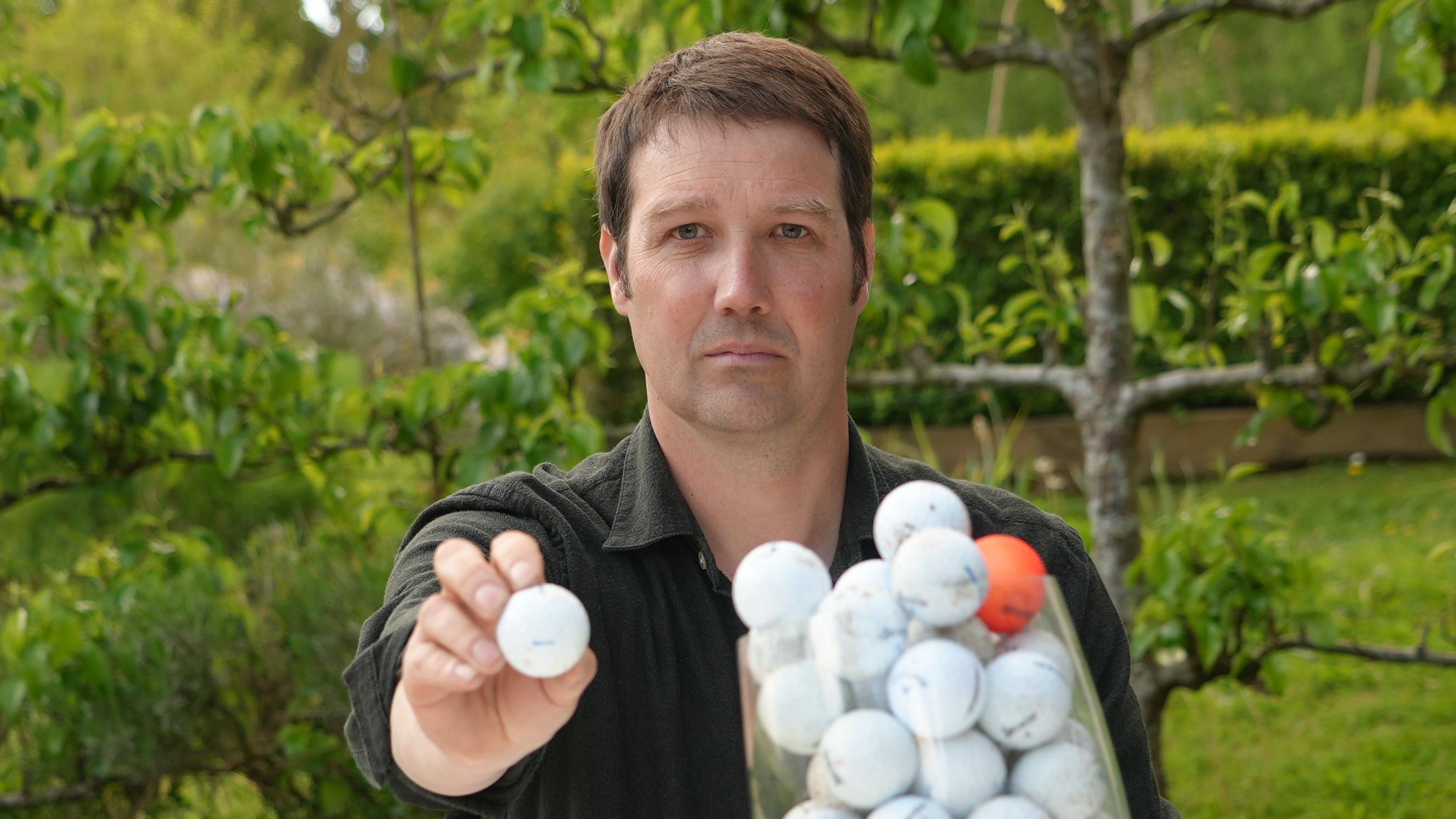 'Stray golf course balls could put child in a coma'