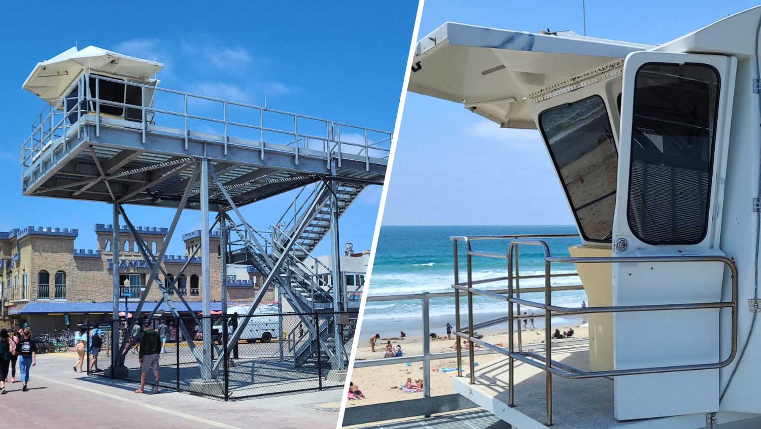 Mission Beach temporary lifeguard tower installed as crews fix ...