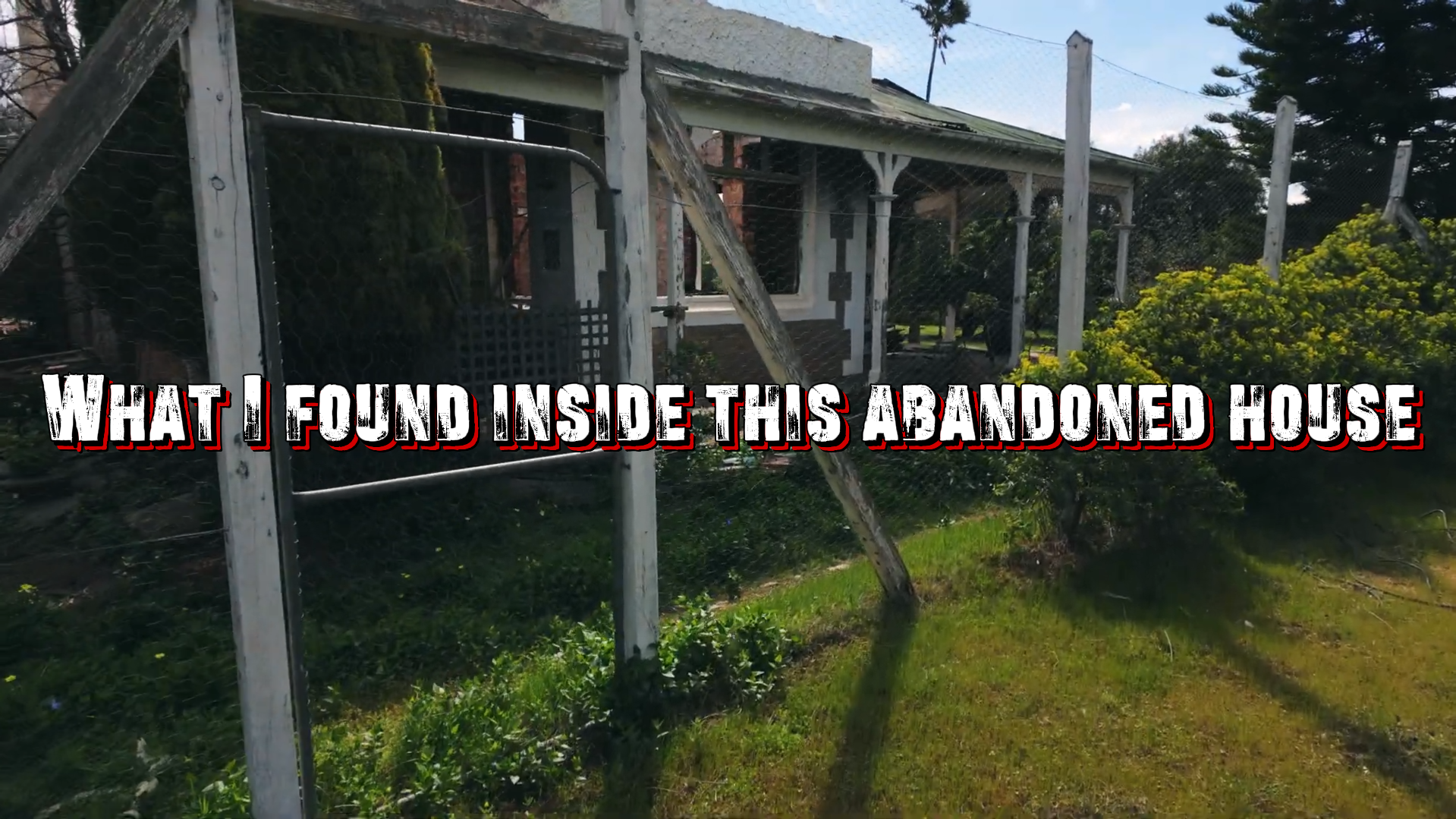 Abandoned homestead tour with face reveal