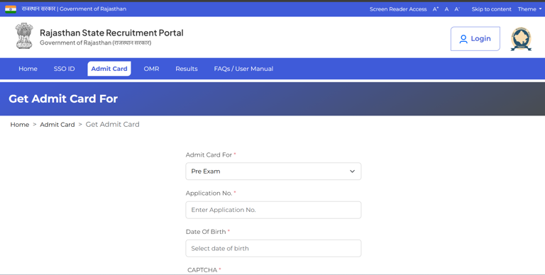 RPSC school lecturer admit card 2026 released for 3225 posts: Direct ...