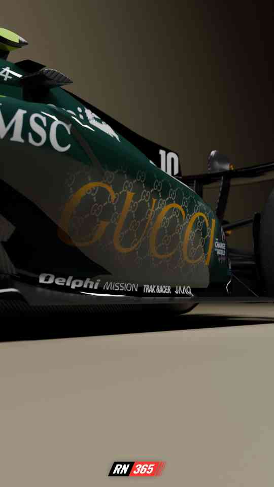 Alpine x Gucci Racing - Onze concept livery