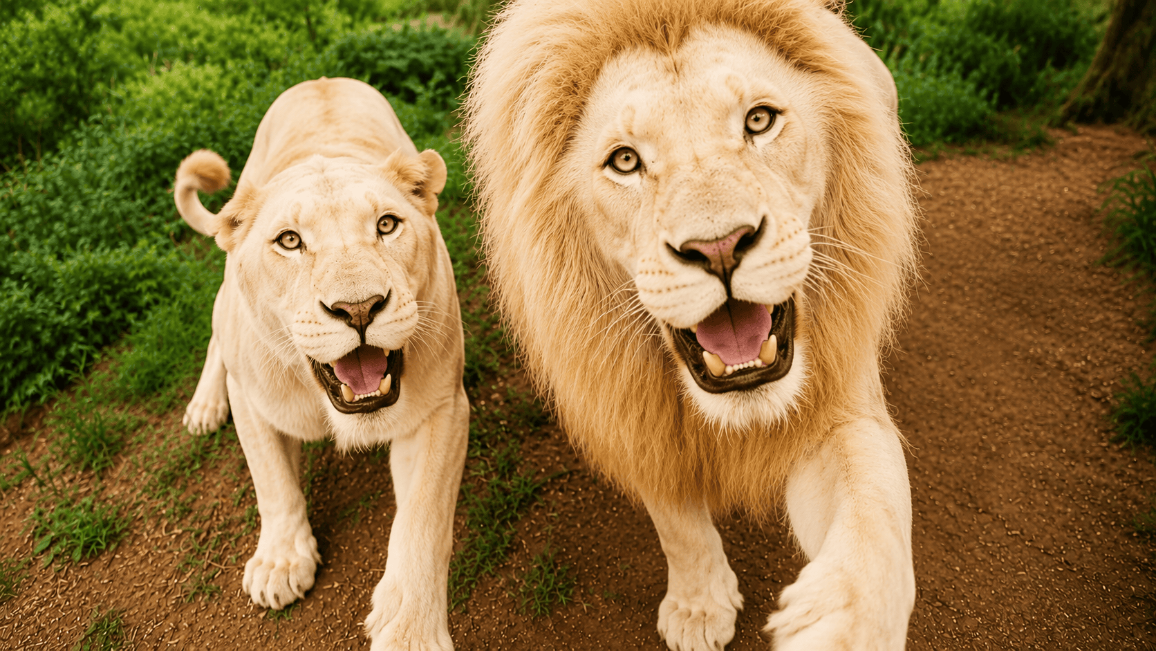 These lions still remember the man who raised them