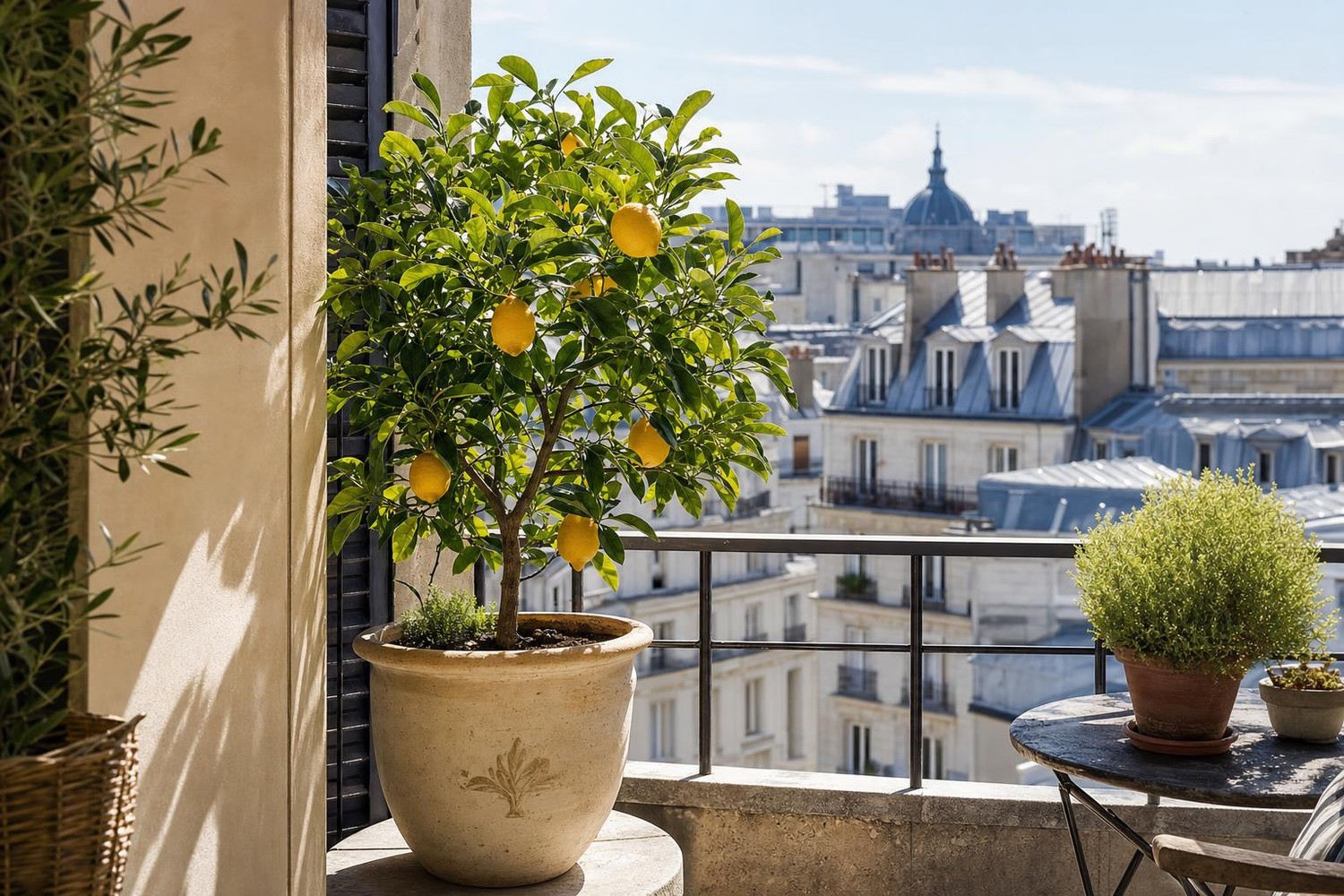 Soleil direct ou mi-ombre ? Où placer son citronnier en pot face aux ...