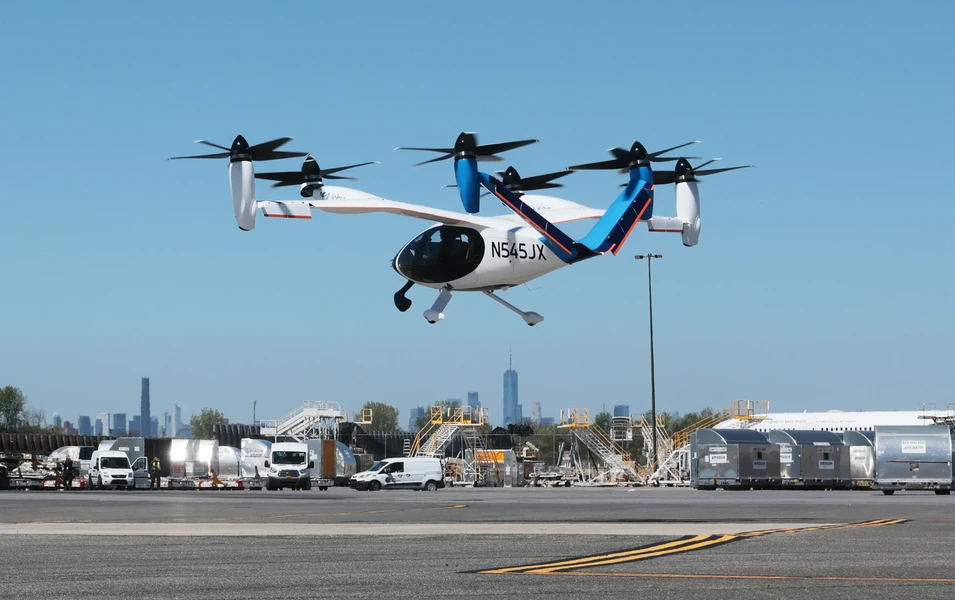 Joby completes first piloted electric air taxi flight over NYC