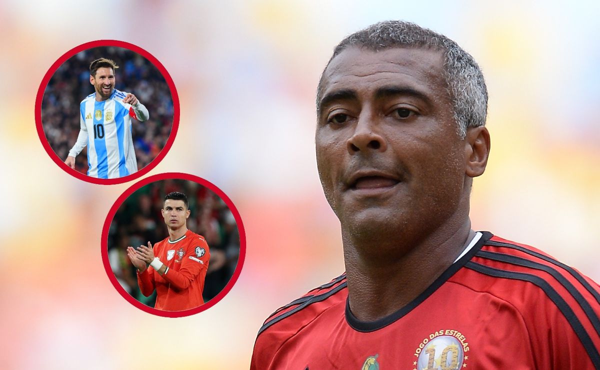 Romario explicó la gran diferencia entre Messi y Cristiano Ronaldo