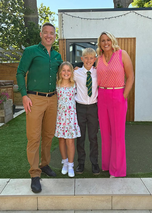 Jacqui Hurley celebrates another milestone with her family