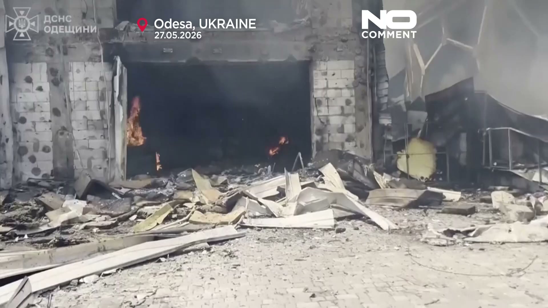 Ucrania, ataque ruso en Odesa hiere a 11 personas, entre ellas varios niños
