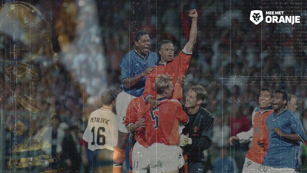 Edgar Davids verloste Oranje met beslissende knal na dreigende wissel