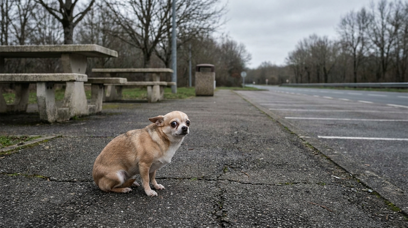 « Un chihuahua terrorisé » : il s'arrête sur un parking et découvre une ...