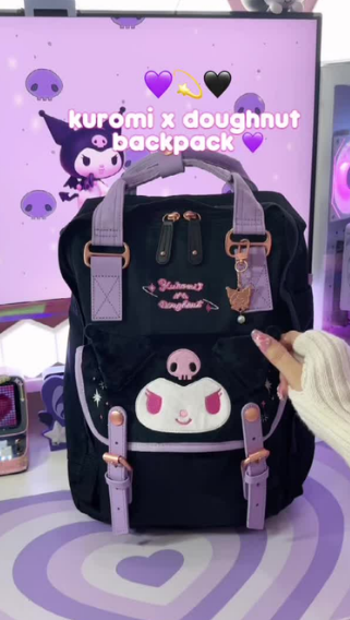 Pack my Kuromi x Doughnut bag with me for a trip
