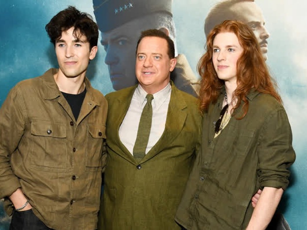 Brendan Fraser: Rare appearance with his two sons