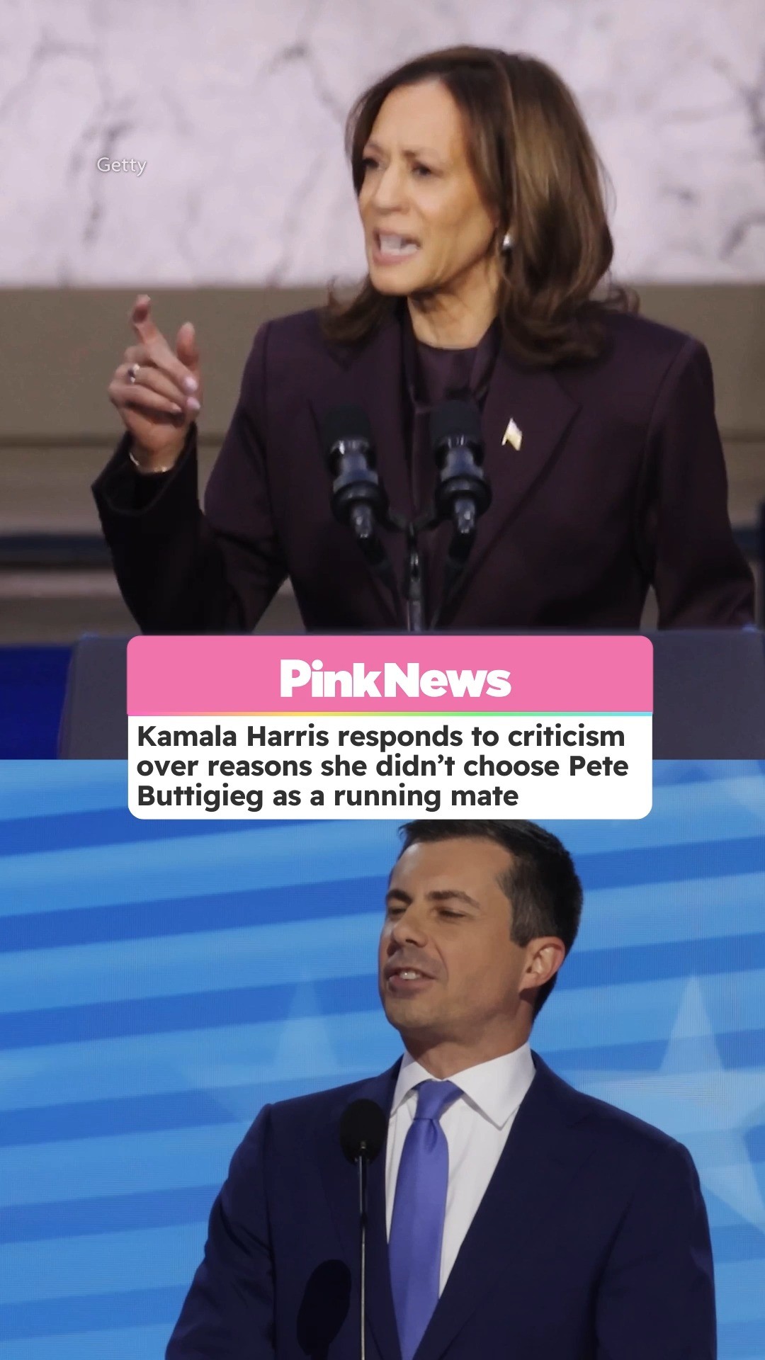 Kamala Harris explains why she didn't pick Pete Buttigieg as VP, citing ...