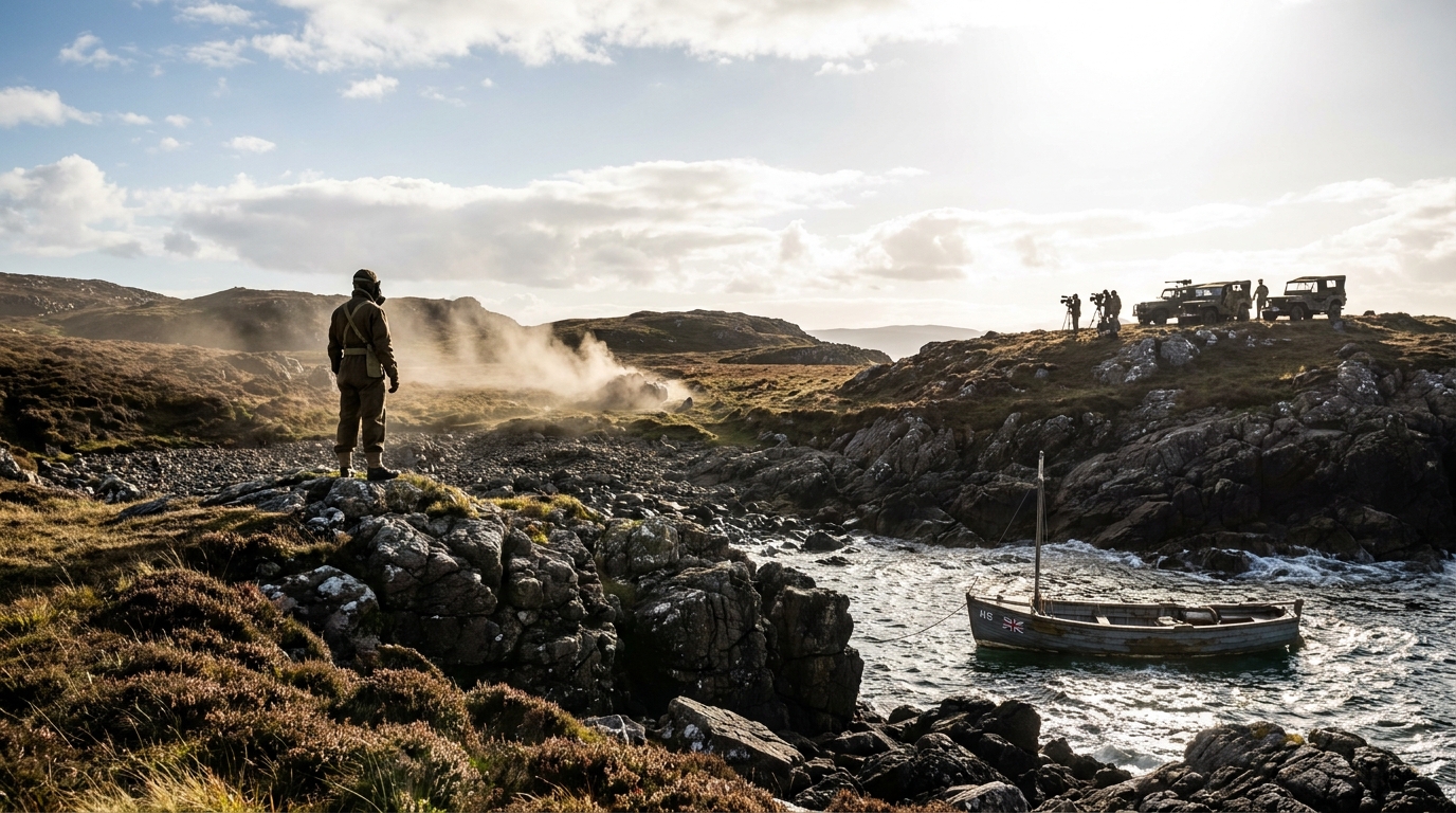 Britain tested anthrax here and the island stayed dead for 50 years
