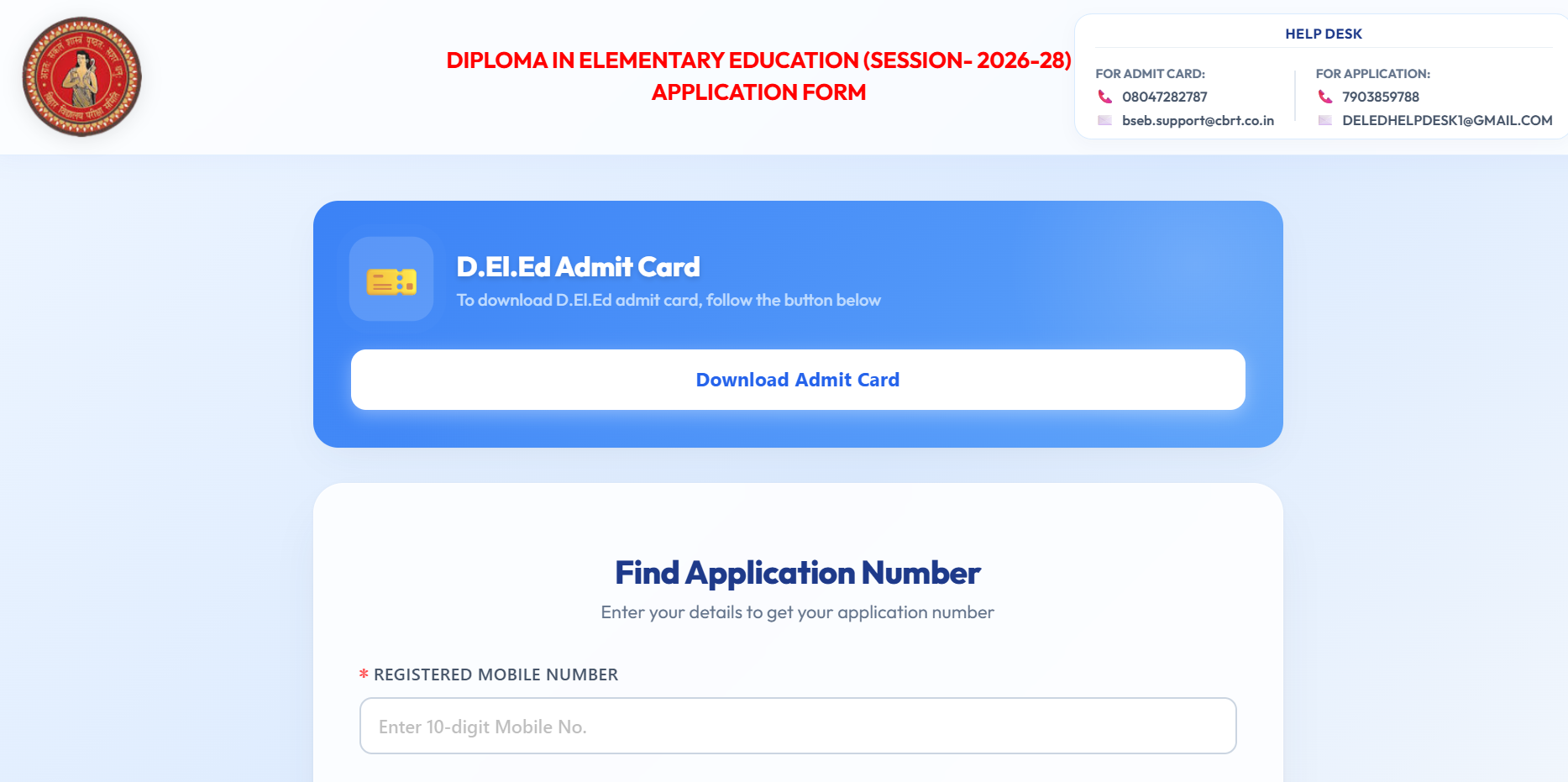 Bihar DELED admit card 2026 released at bsebdeled.com: Direct link to ...