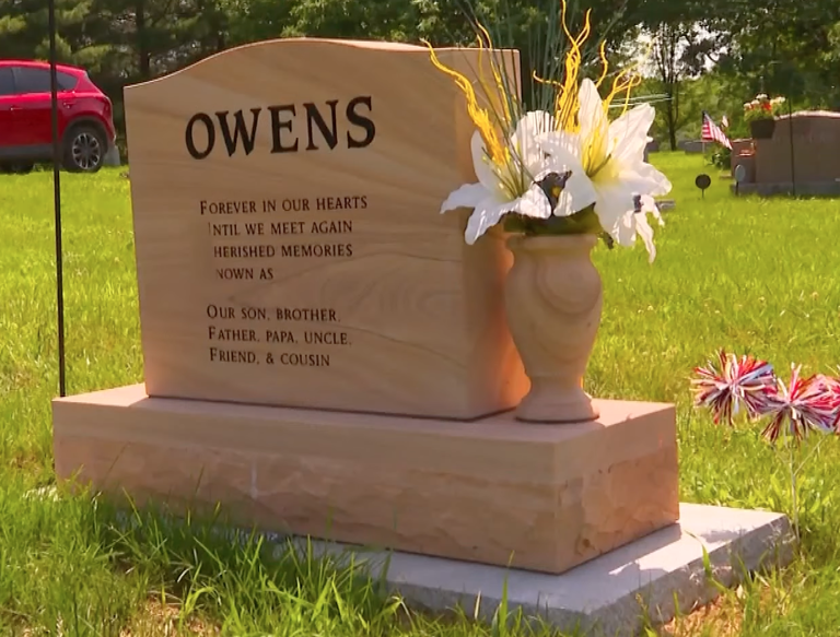 Cemetery is demanding headstone be removed over obscene hidden message