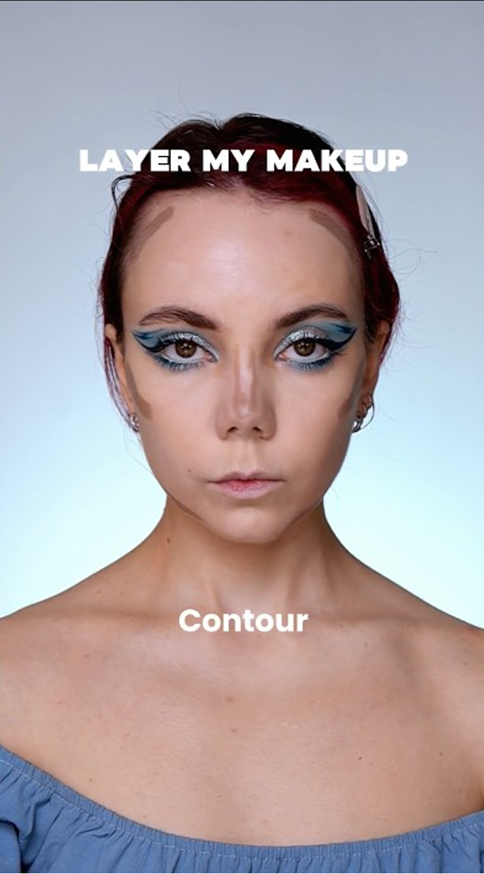 Layer my face makeup from bare face to full look