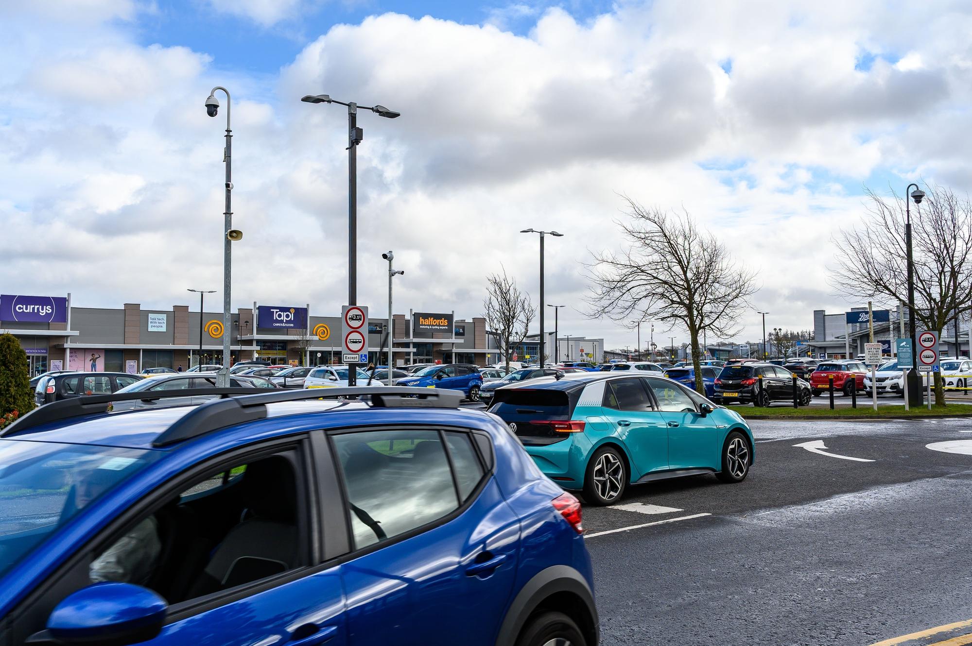 Falkirk retail park owners put the brakes on 'issues' with parking cameras