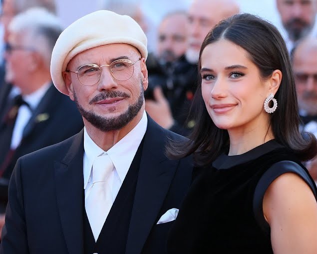 John Travolta’s age-defying Cannes comeback with beret and beard draws ...